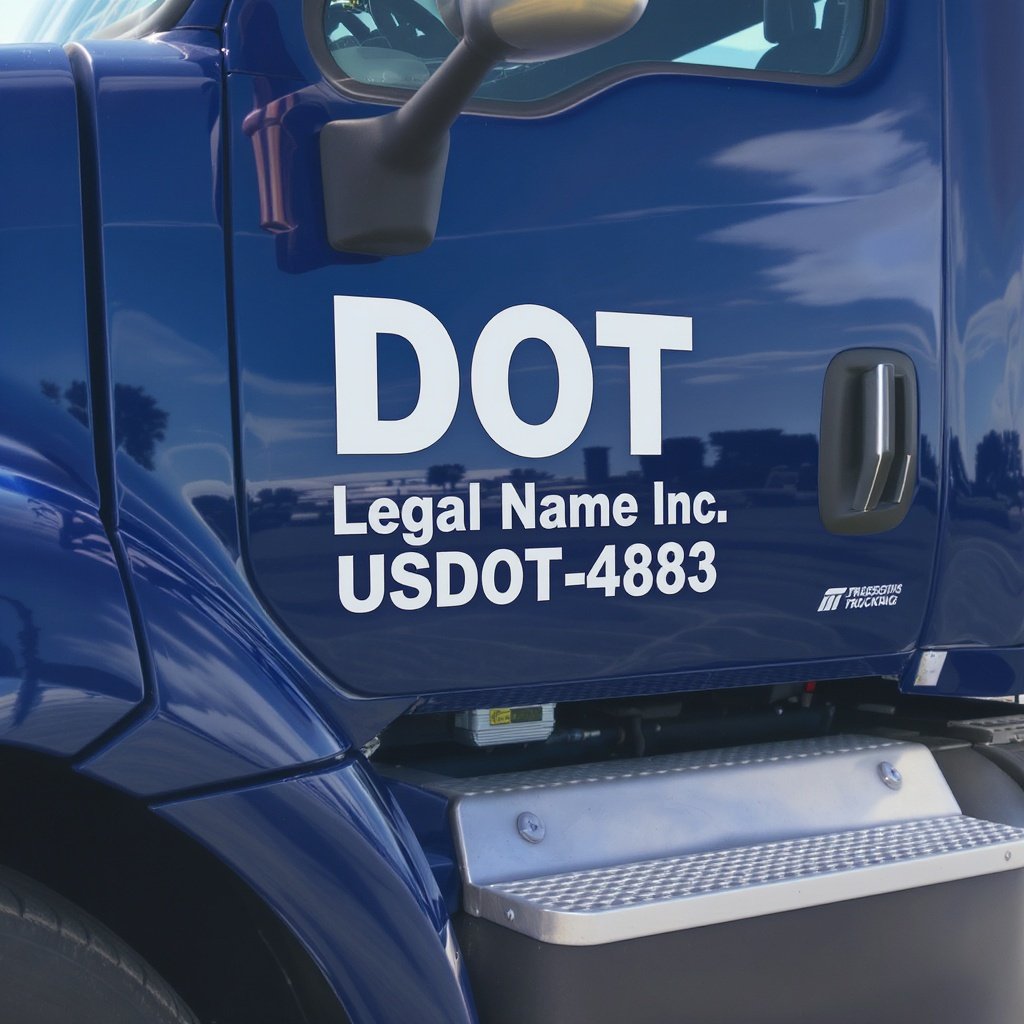 DOT Lettering Requirements – Truck Marking Rules & Compliance